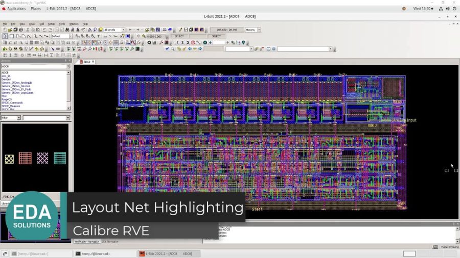 Video: Layout Net Highlighting using Calibre RVE | EDA Solutions
