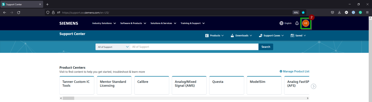 Retrieving licenses from Siemens Support Center | EDA Solutions